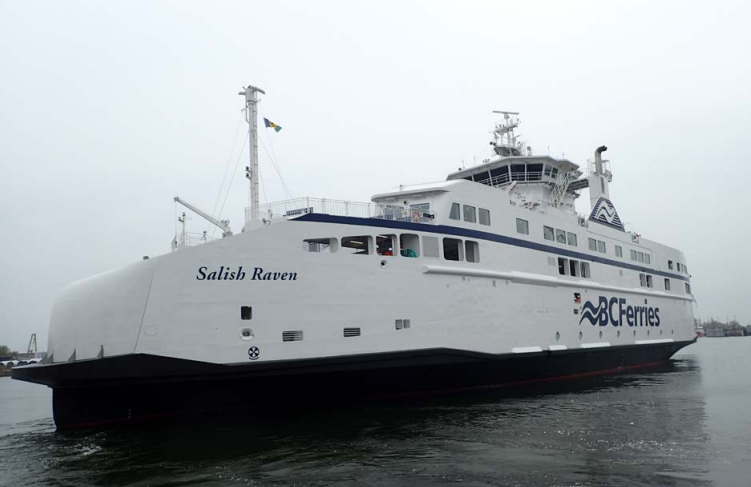 Final Salish Class Vessel Sets Sail for BC | Business Examiner