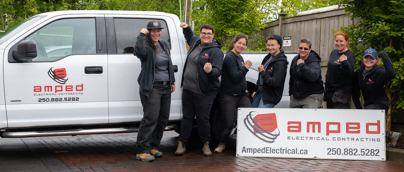 Amped Electrical Contracting Empowered By Women Electricians | Business ...