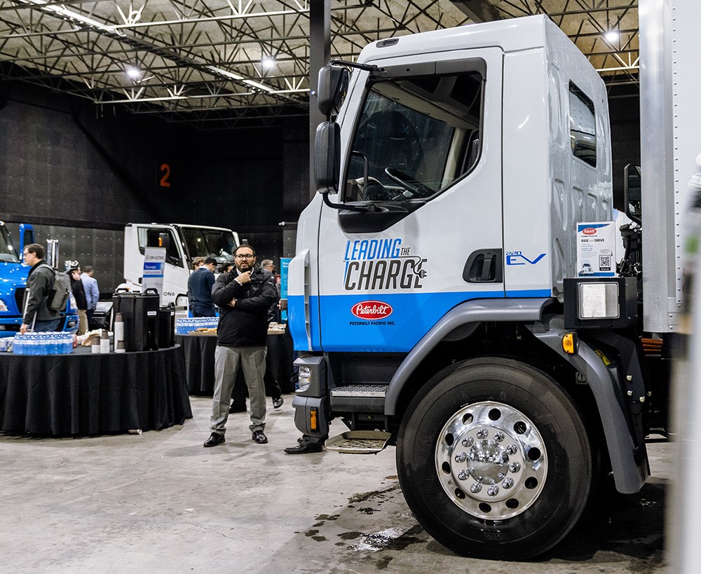 Electric Vehicle Trucks Roll Into Peterbilt Pacific Inc. | Business ...