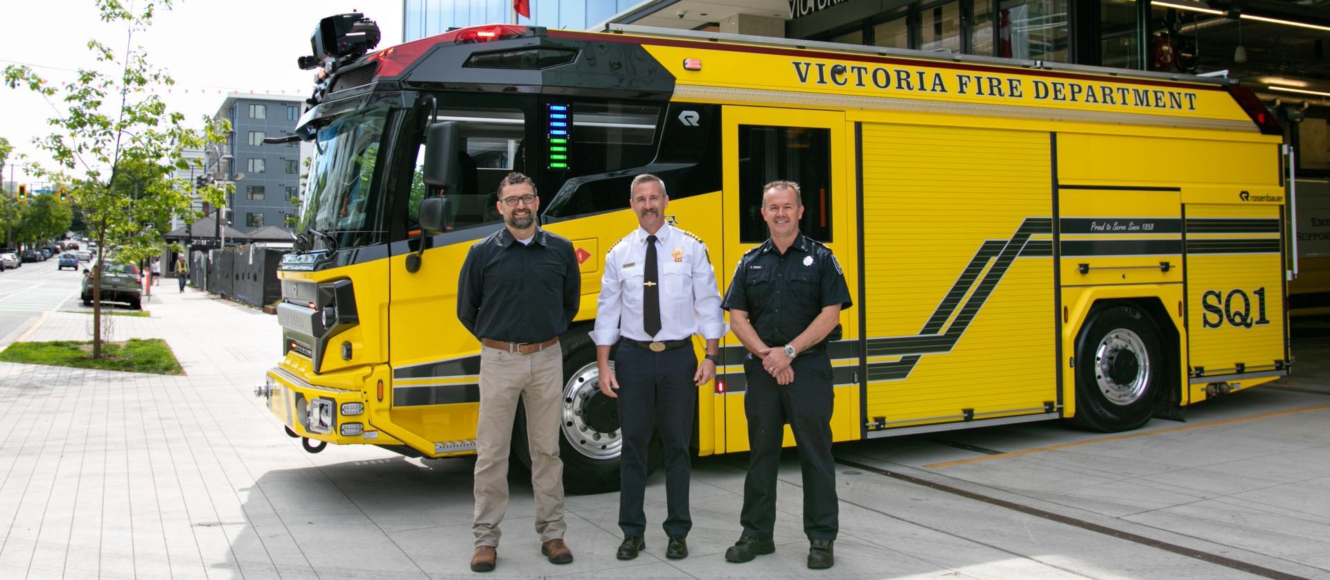 FIRST ELECTRIC FIRE TRUCK ROLLS INTO CITY OF VICTORIA | Business Examiner